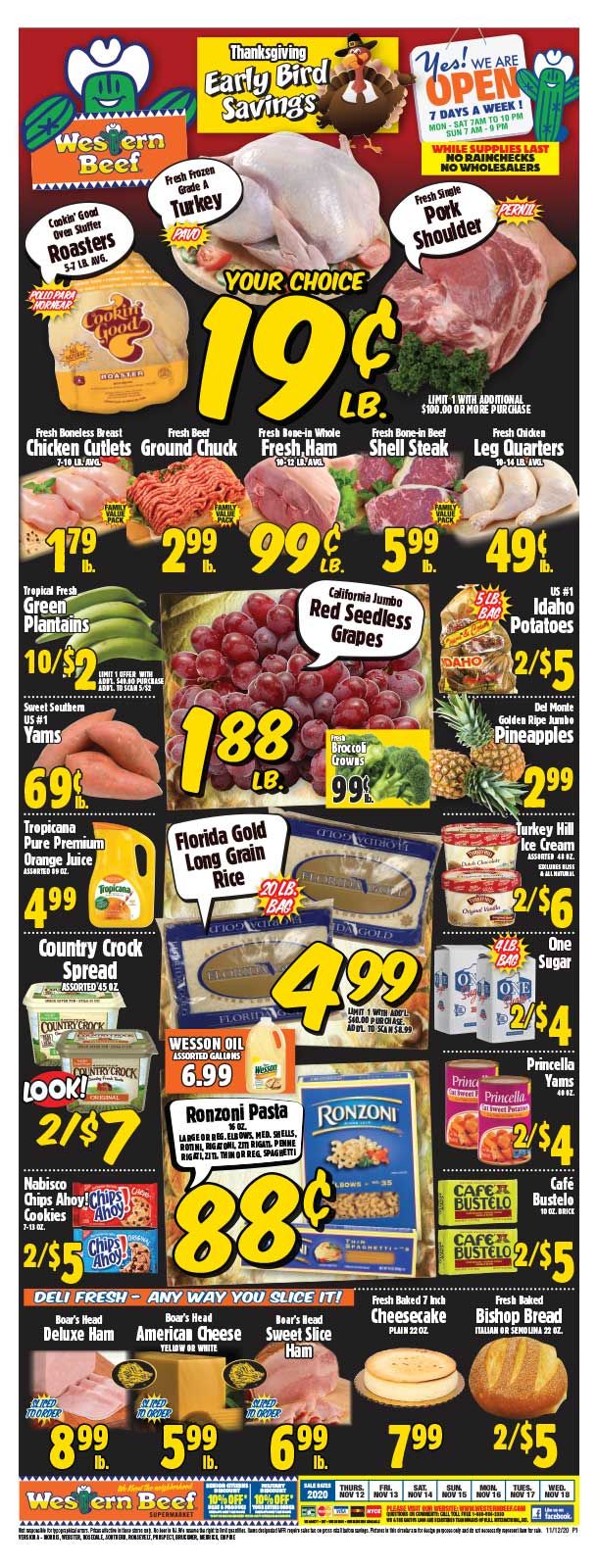 Western Beef Weekly Ad Flyer November 12 to November 18, 2020