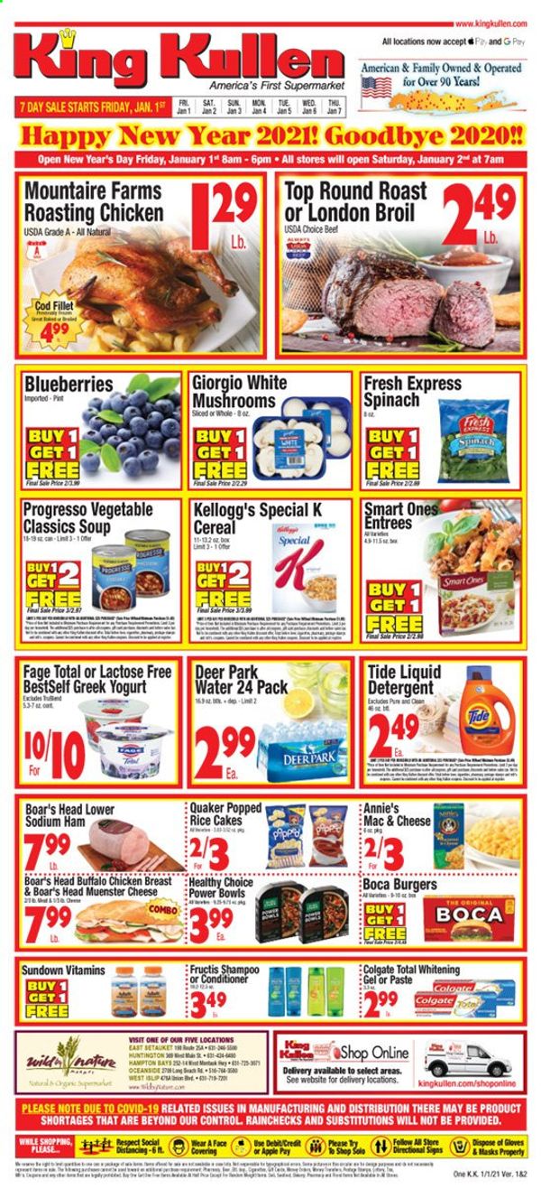 King Kullen Weekly Ad Flyer January 1 to January 7