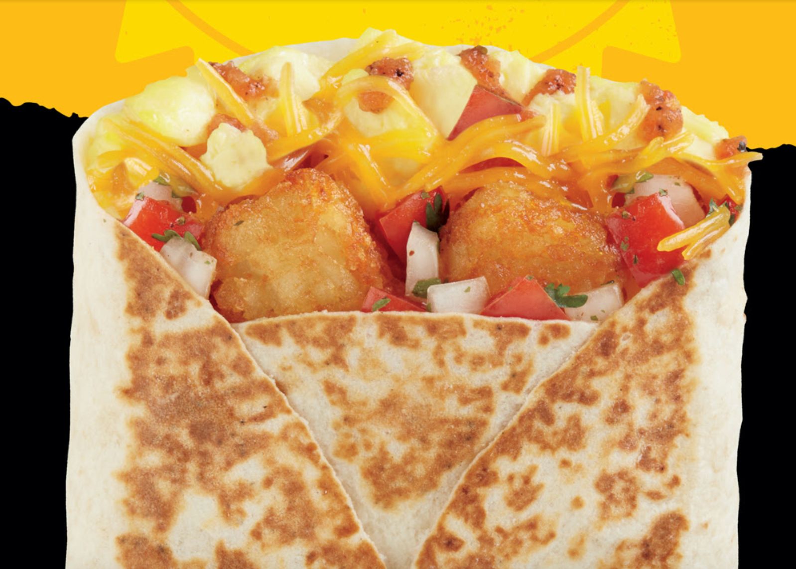 Del Taco is Now Dishing Up the Breakfast Egg & Cheese Toasted Wrap for ...
