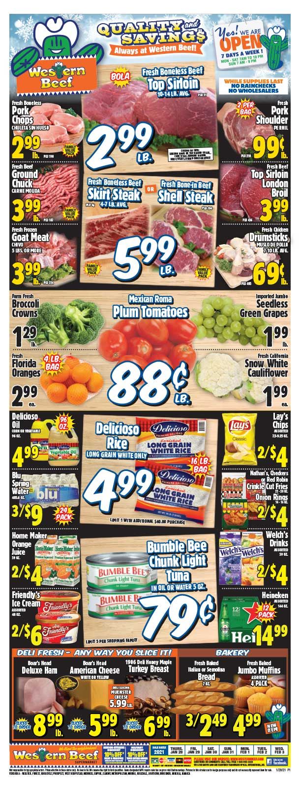Western Beef Weekly Ad Flyer January 28 to February 3, 2021