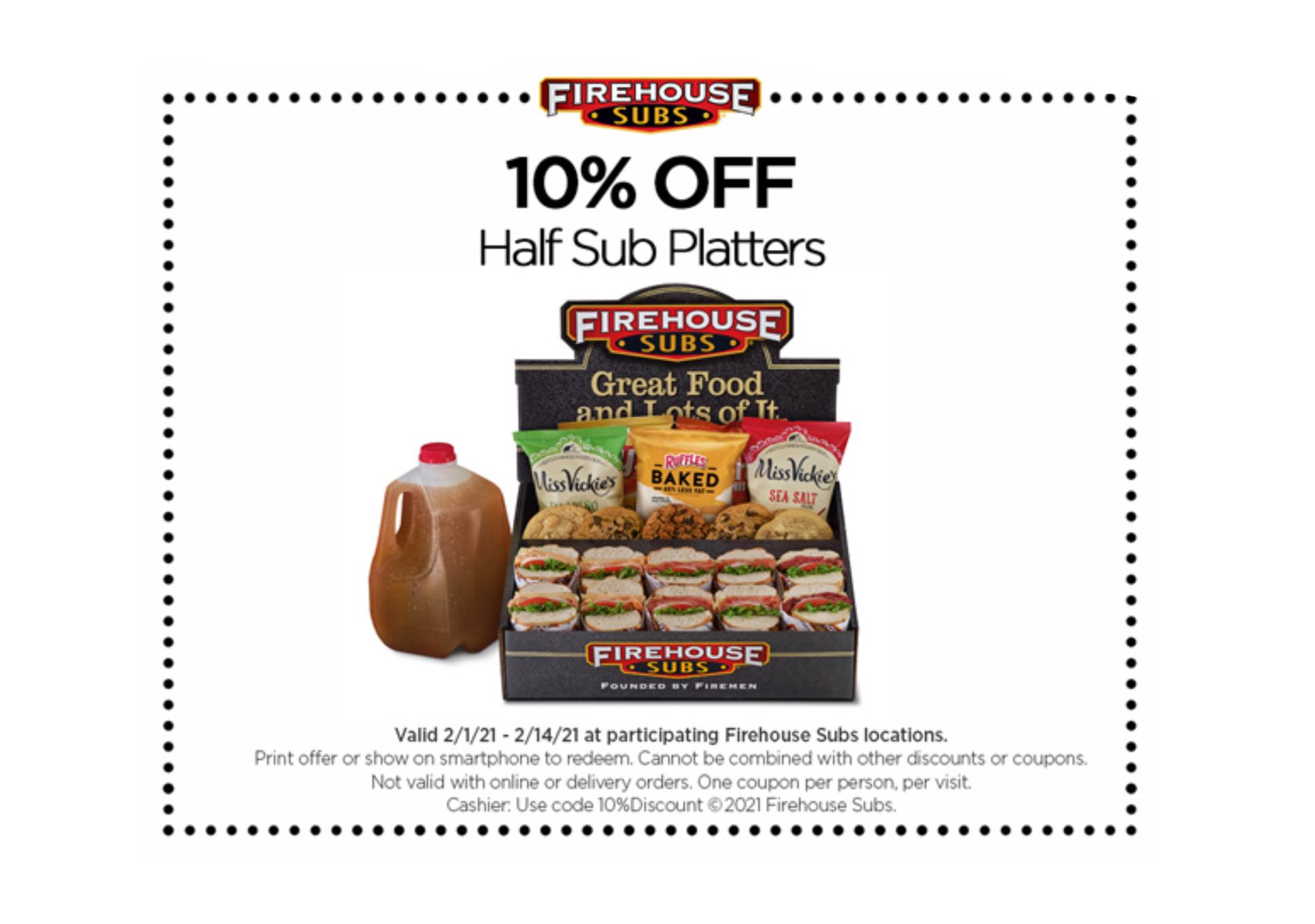 Firehouse Subs Rewards Members Check Your Inbox to Receive 10% Off Your ...