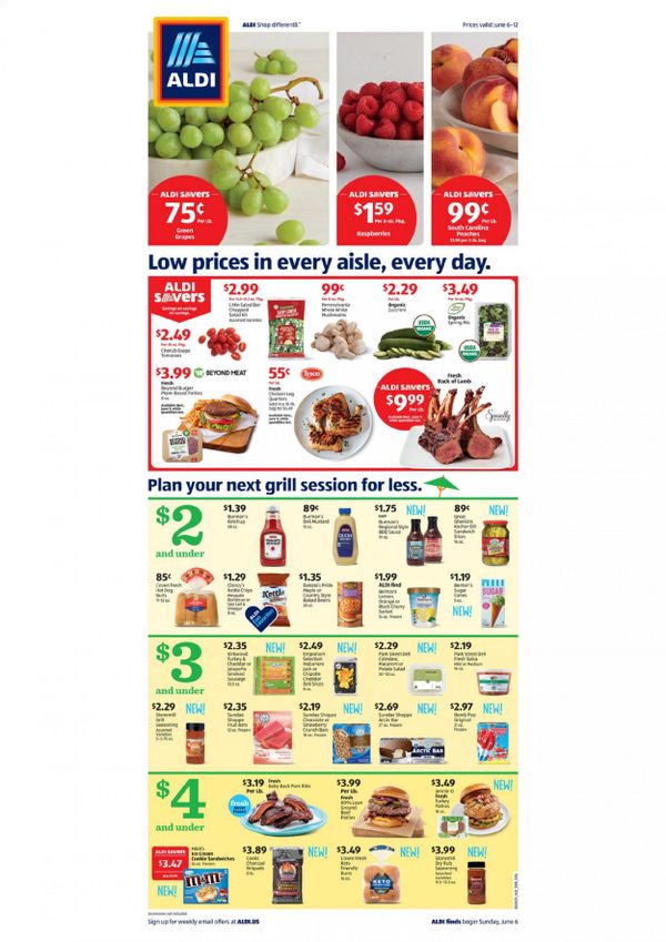 ALDI Weekly Ad Flyer June 6 to June 12