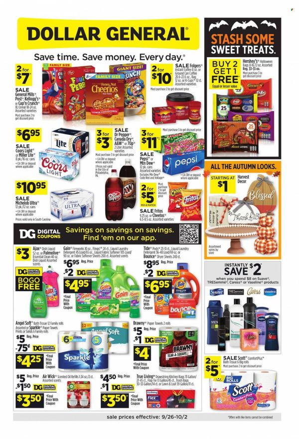 Dollar General Weekly Ad Flyer October 1 to October 8