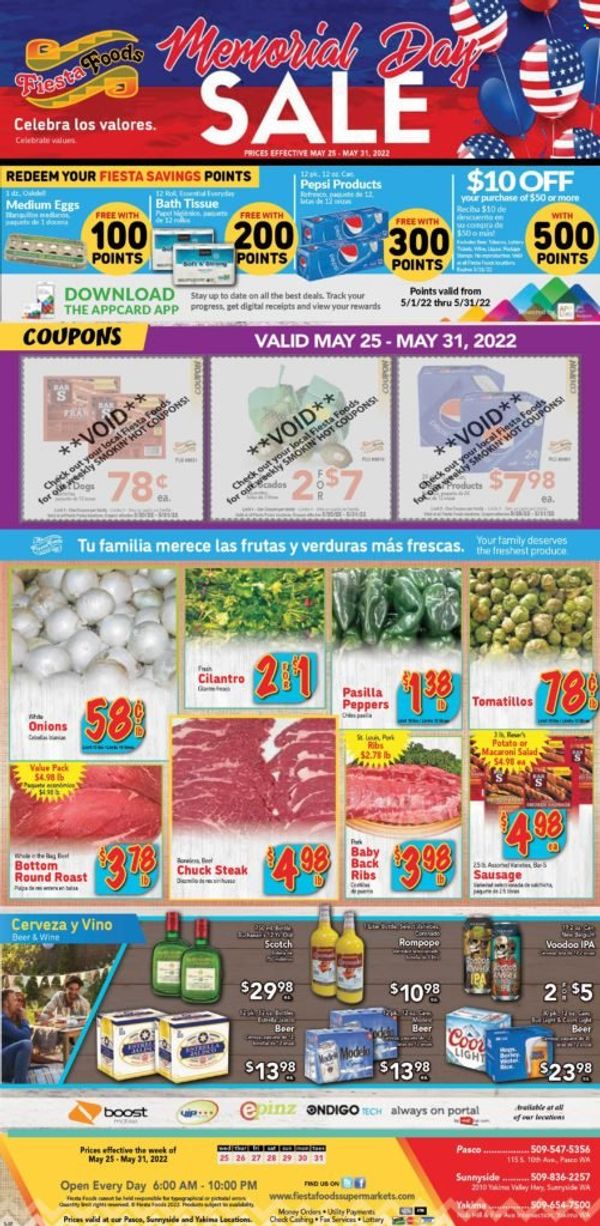 Fiesta Foods SuperMarkets (WA) Weekly Ad Flyer May 26 to June 2
