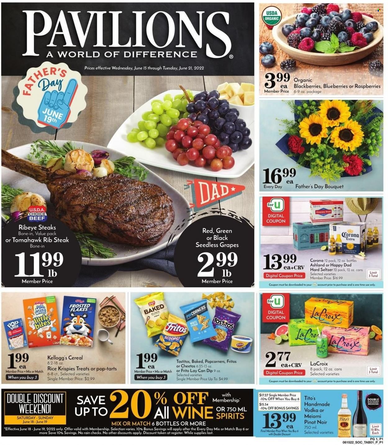 Pavilions (CA) Weekly Ad Flyer June 15 to June 22