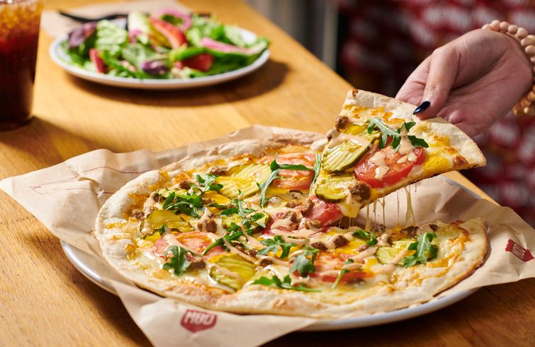 MOD Pizza Dishes Up the New Cheesy Backyard Burger Pizza