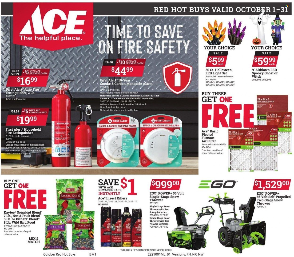 ACE Hardware Weekly Ad Flyer Specials October 1 to October 31, 2022