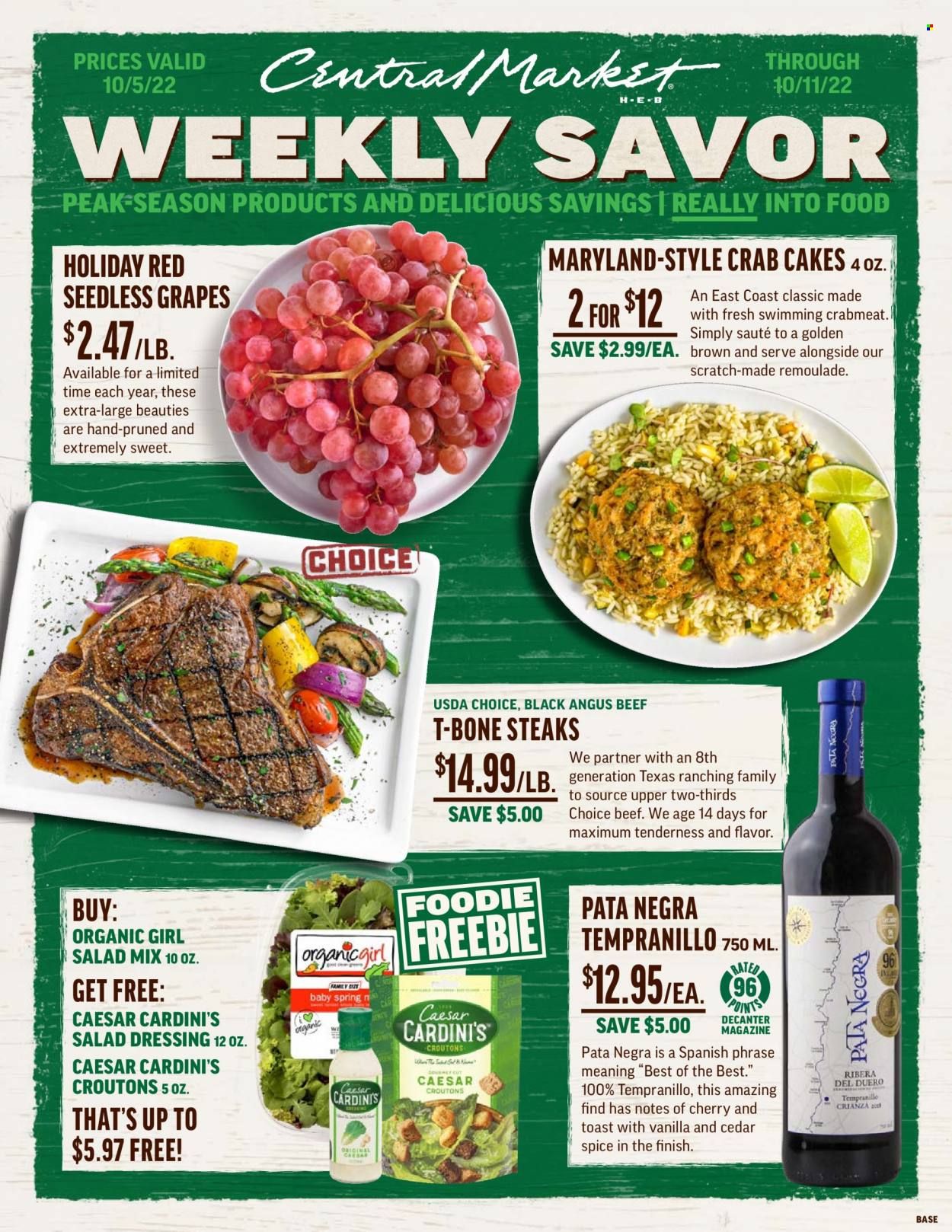 Central Market (TX) Weekly Ad Flyer Specials October 5 to October 11, 2022