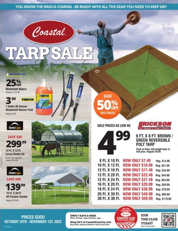 Coastal Farm & Ranch Weekly Ad Flyer Specials October 10 to November 1 ...