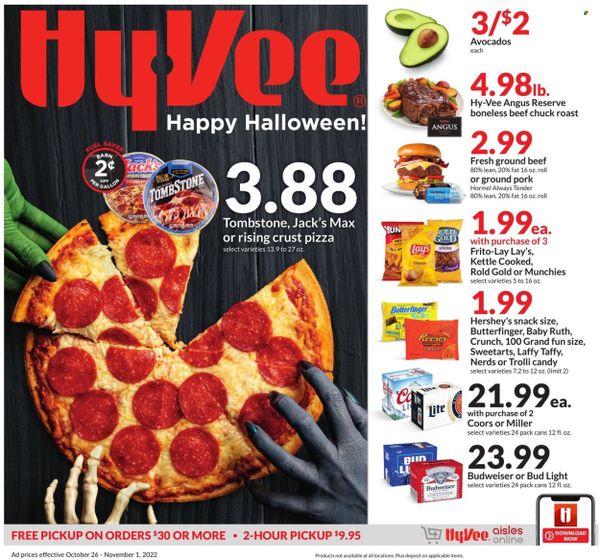 Hy-Vee (IA, IL, KS, MO) Weekly Ad Flyer Specials October 26 to November ...