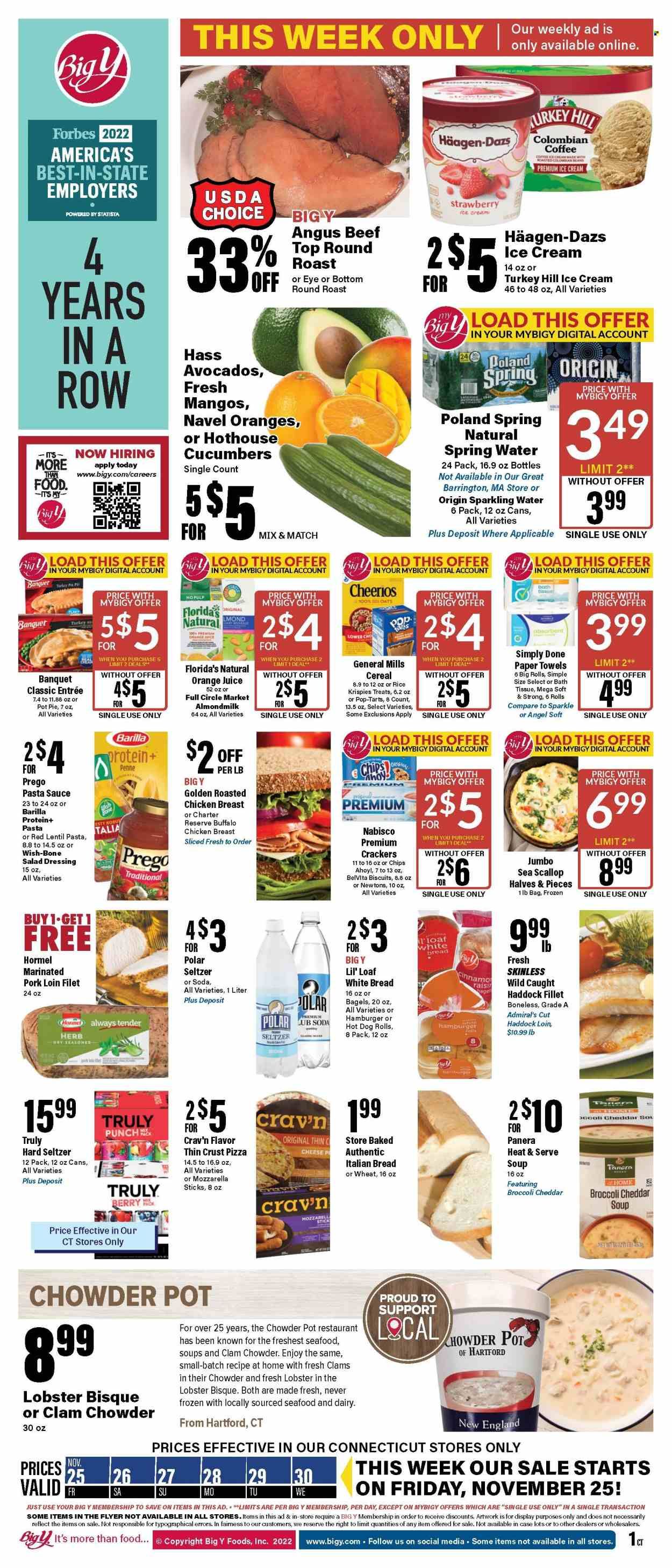 Big Y (CT) Weekly Ad Flyer Specials November 25 to November 30, 2022
