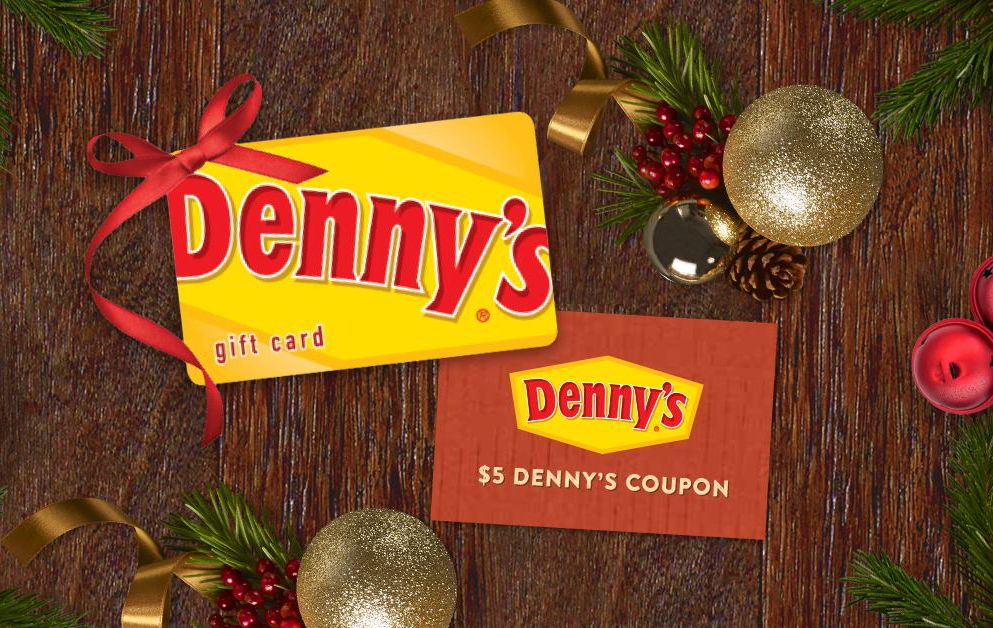 Get a $5 Bonus Card with a $25 Gift Card Purchase from Denny’s this ...