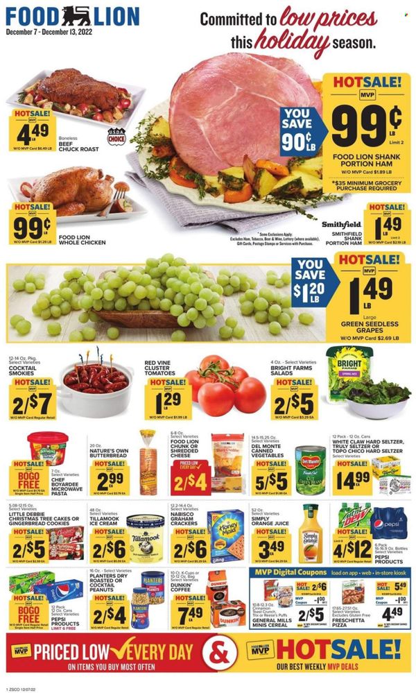 Food Lion (SC) Weekly Ad Flyer Specials December 7 to December 13, 2022