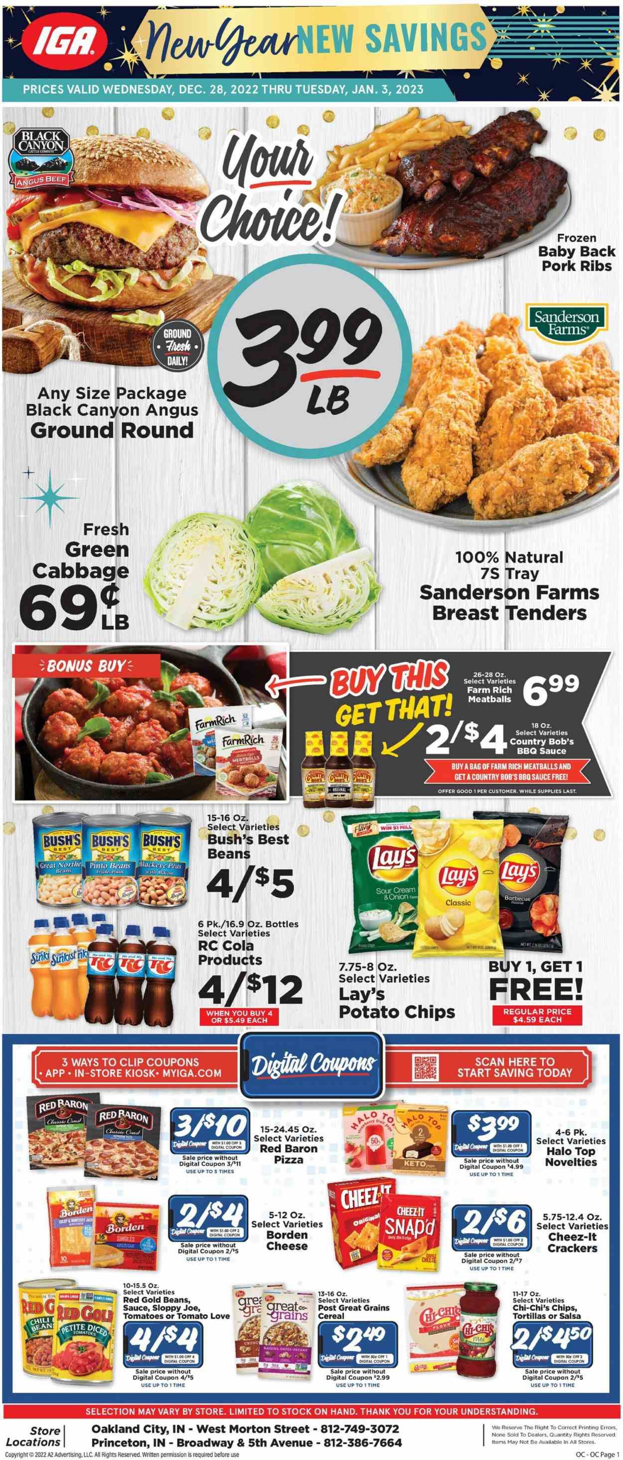 IGA (IN) Weekly Ad Flyer Specials December 28 to January 3, 2023