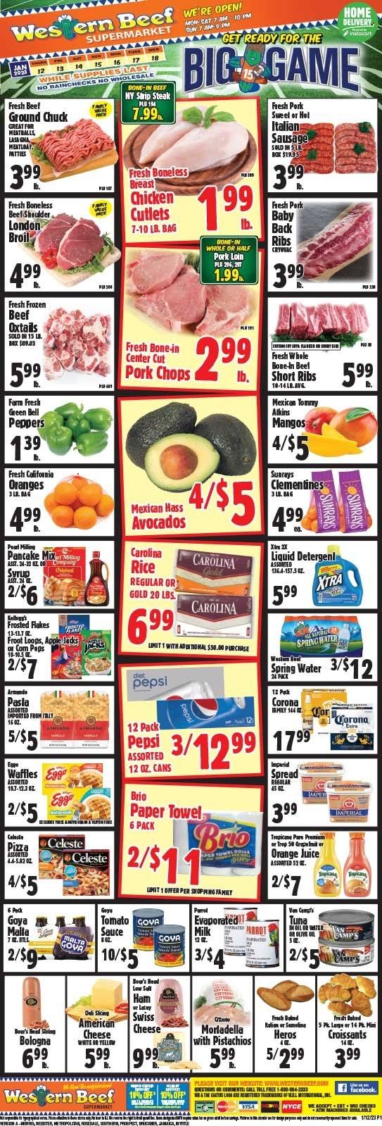 Western Beef (FL, NY) Weekly Ad Flyer Specials January 12 to January 18 ...