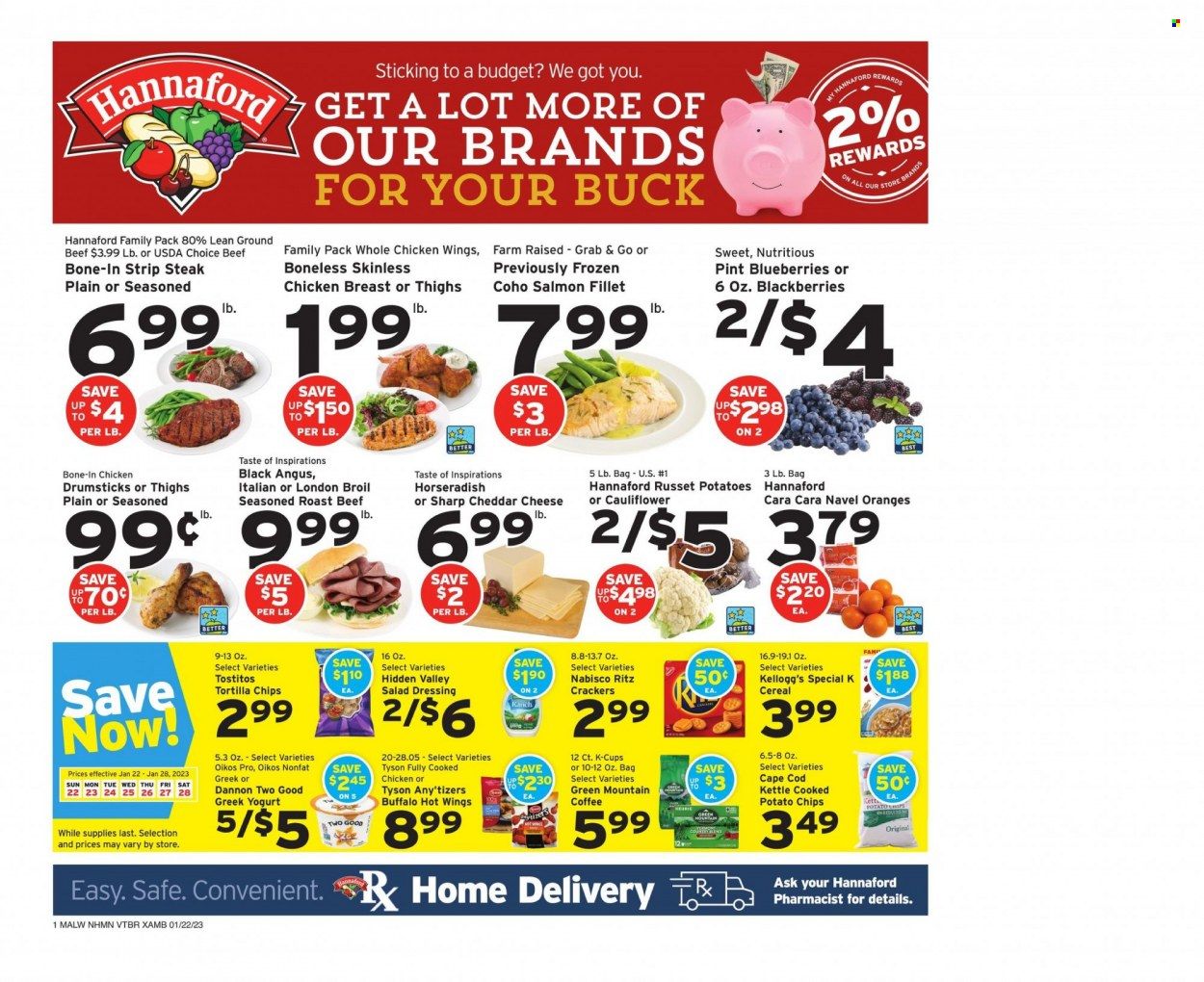 Hannaford (MA) Weekly Ad Flyer Specials January 22 to January 28, 2023