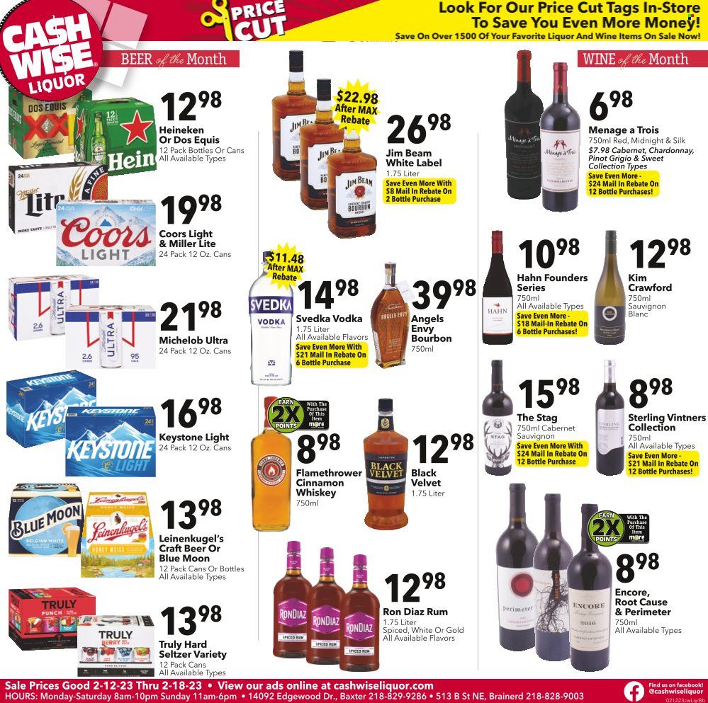 Cash Wise Liquor Only (MN) Weekly Ad Flyer Specials February 12 to ...