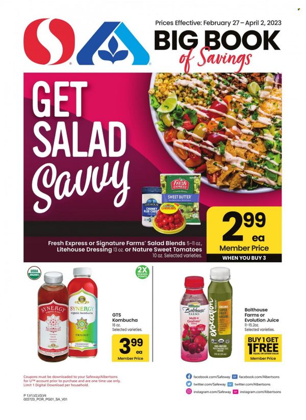 Safeway (OR) Weekly Ad Flyer Specials February 27 to April 2, 2023