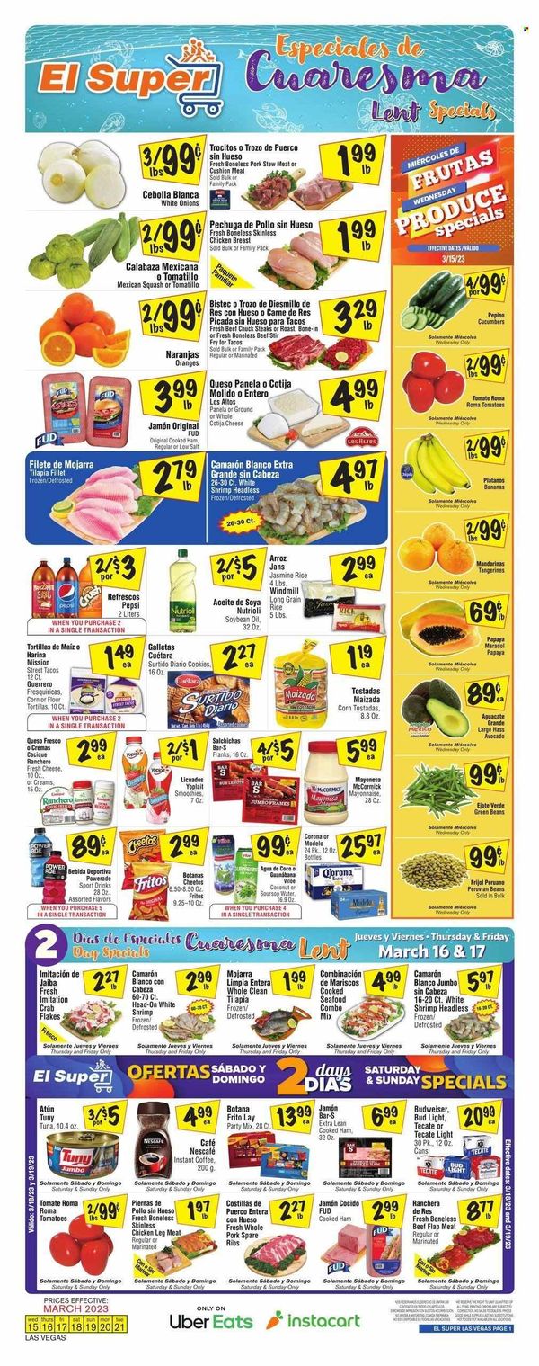 El Super (NV) Weekly Ad Flyer Specials March 15 to March 21, 2023
