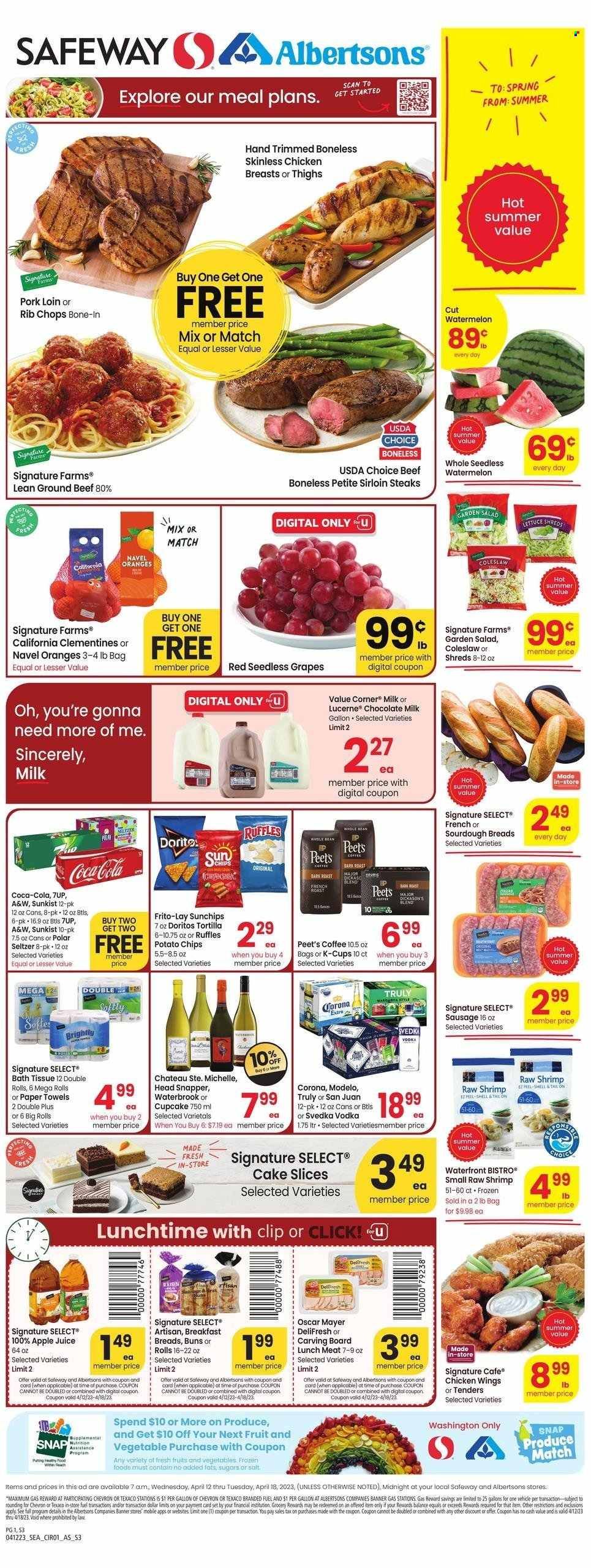 Safeway (WA) Weekly Ad Flyer Specials April 12 to April 18, 2023