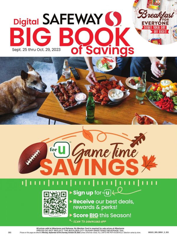 Safeway (CO) Weekly Ad Flyer Specials September 25 to October 29, 2023