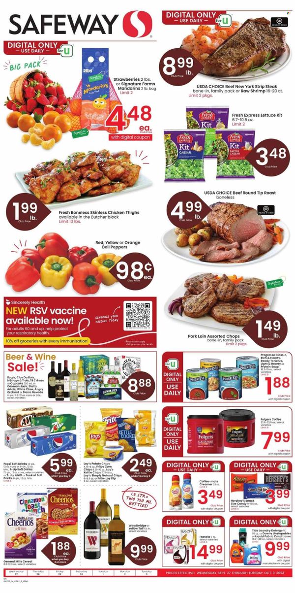 Safeway (MT) Weekly Ad Flyer Specials September 27 to October 3, 2023