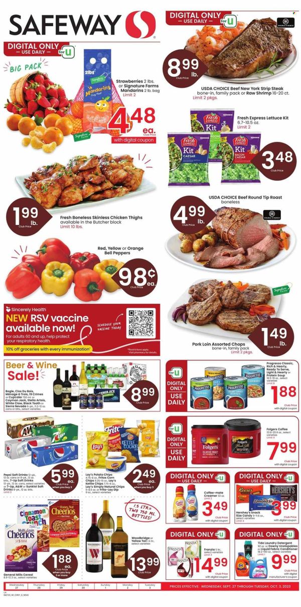Safeway (WY) Weekly Ad Flyer Specials September 27 to October 3, 2023