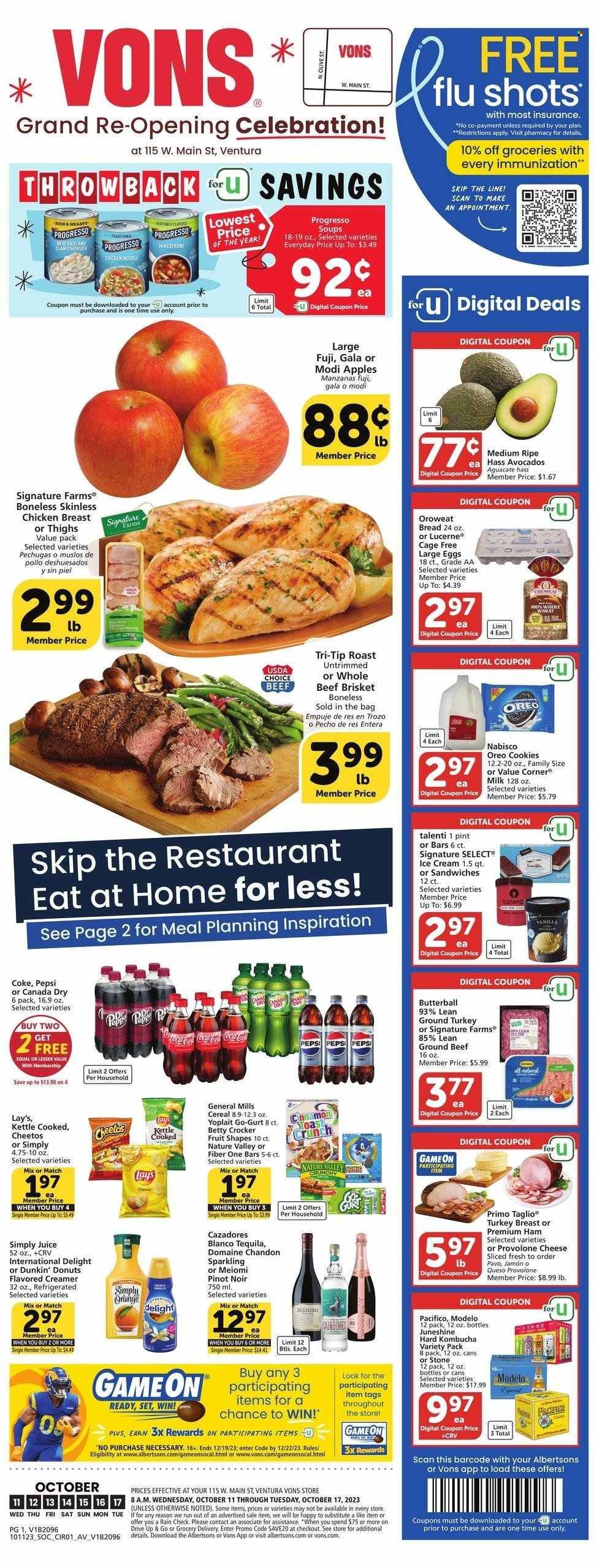 Vons (CA) Weekly Ad Flyer Specials October 11 to October 17, 2023