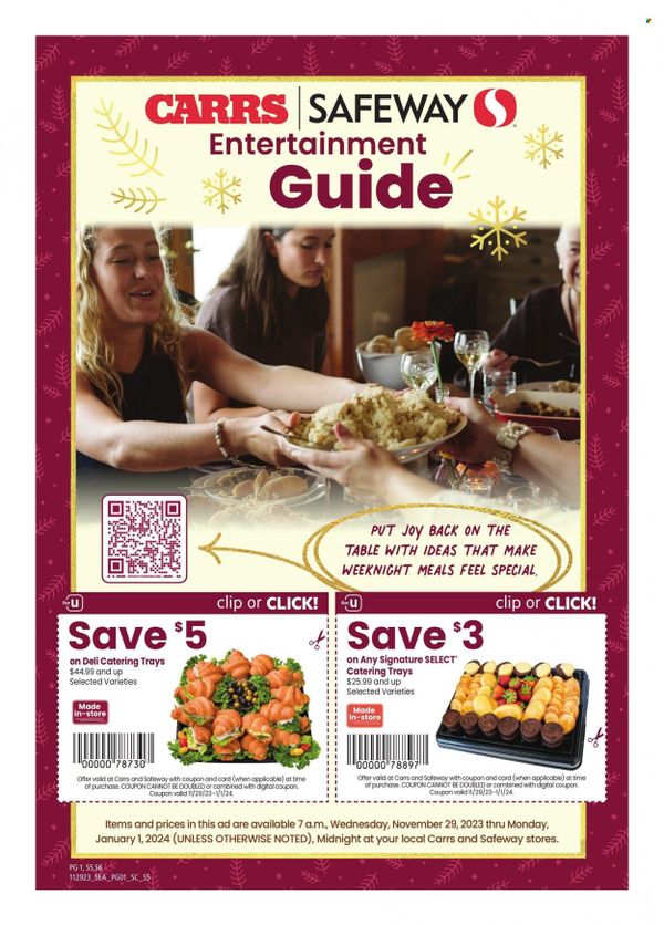 Safeway (AK) Weekly Ad Flyer Specials November 29 to January 1, 2024
