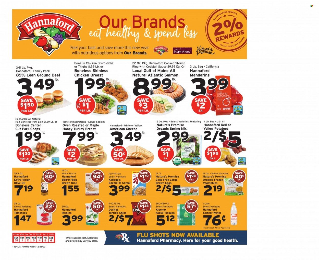Hannaford (NH) Weekly Ad Flyer Specials December 31 to January 6, 2024