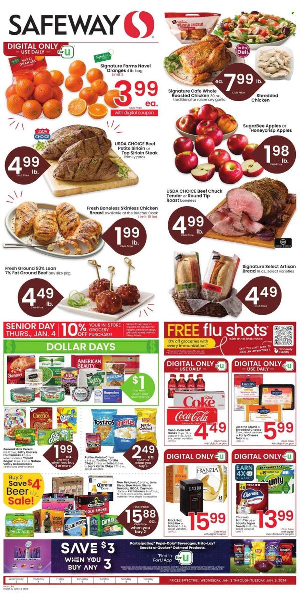 Safeway (MT) Weekly Ad Flyer Specials January 3 to January 9, 2024
