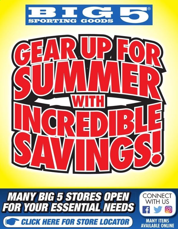 Big 5 Weekly Ad & Flyer May 17 to 31